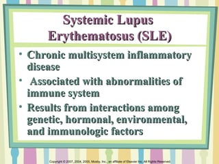 Systemic Lupus Eritematosus | PPT | Blood Disorders | Diseases and ...