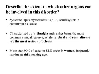 Systemic Lupus Erythematosus | PPTX