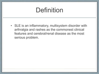 Systemic Lupus Erythematosus by Dr. Daniel B. Yidana | PPTX | Skin and ...