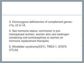 Systemic Lupus Erythematosus by Dr. Daniel B. Yidana | PPTX | Skin and ...