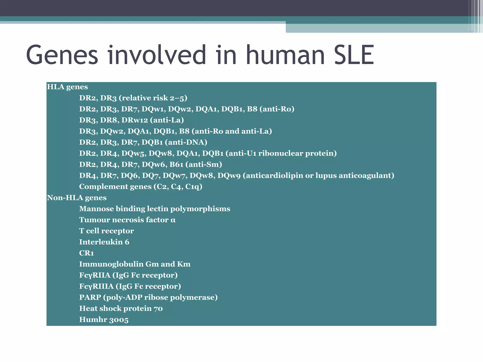 pathogenesis and pathophysiology of SLE | PPT
