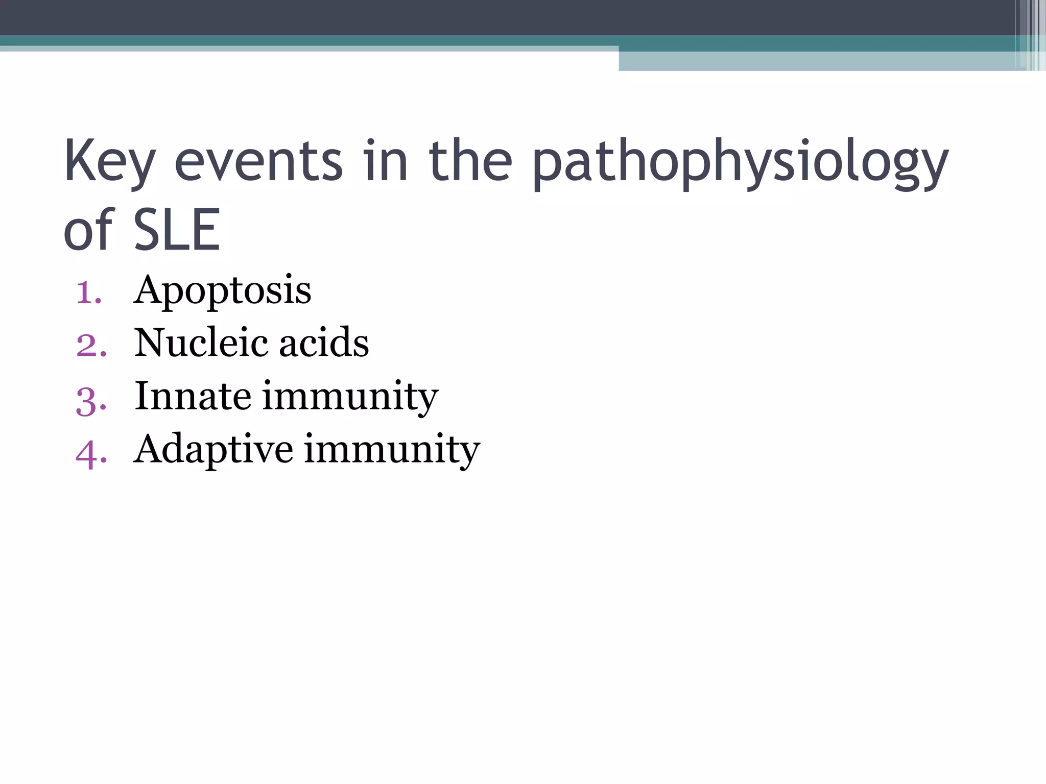 pathogenesis and pathophysiology of SLE | PPT