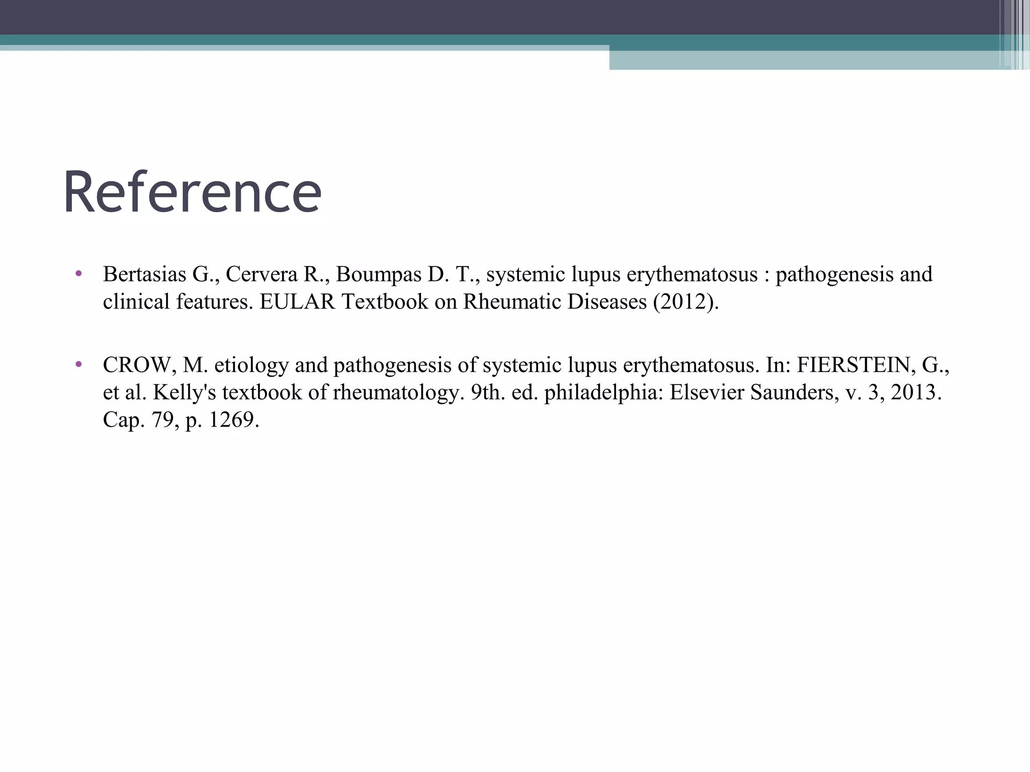 pathogenesis and pathophysiology of SLE | PPT