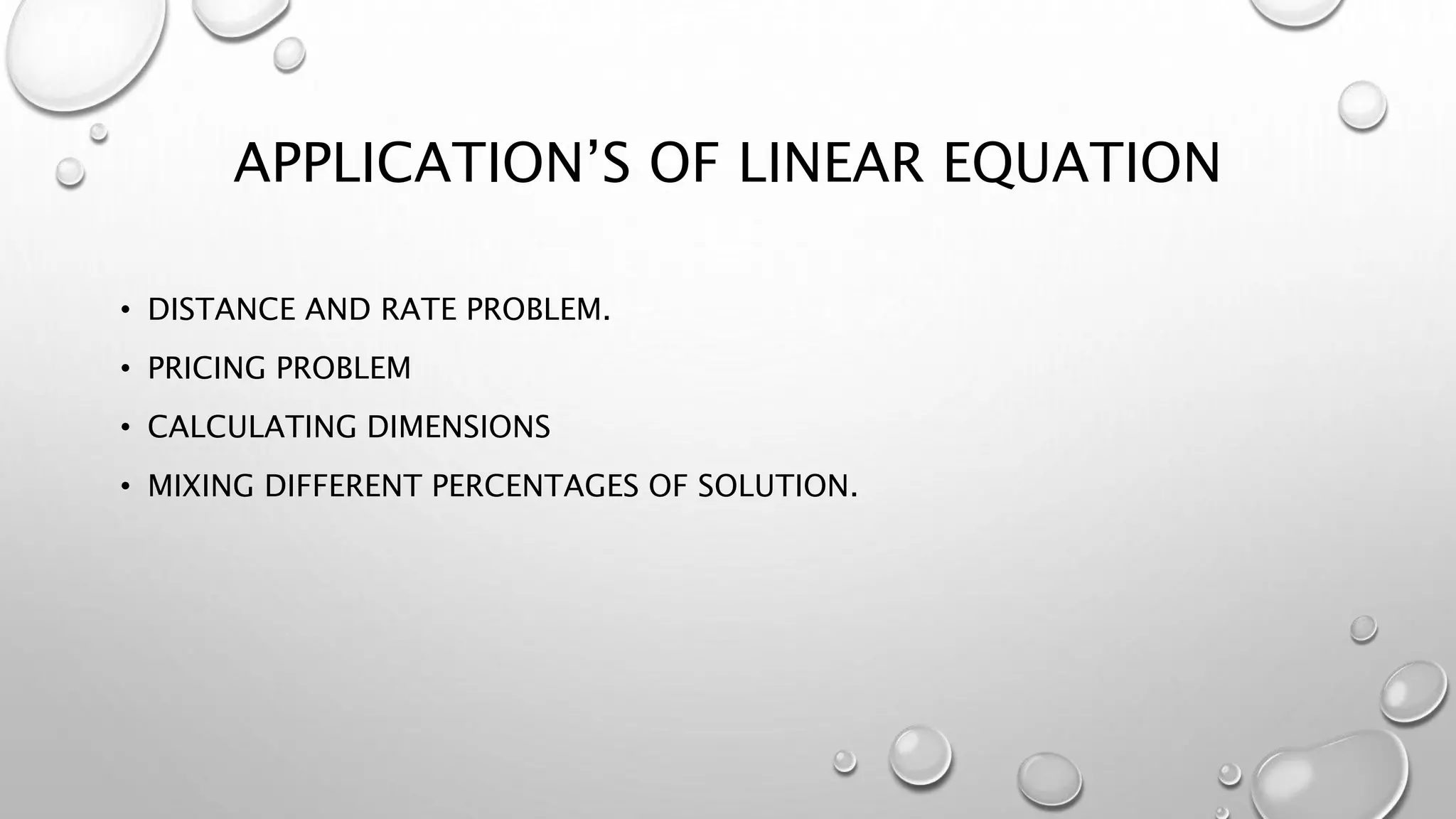 System of Linear Equation | PPTX