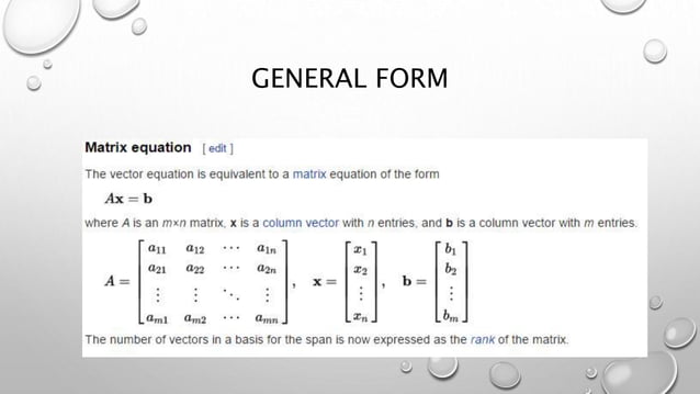 System of Linear Equation | PPTX