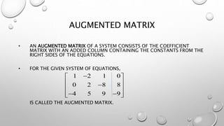 System of Linear Equation | PPTX