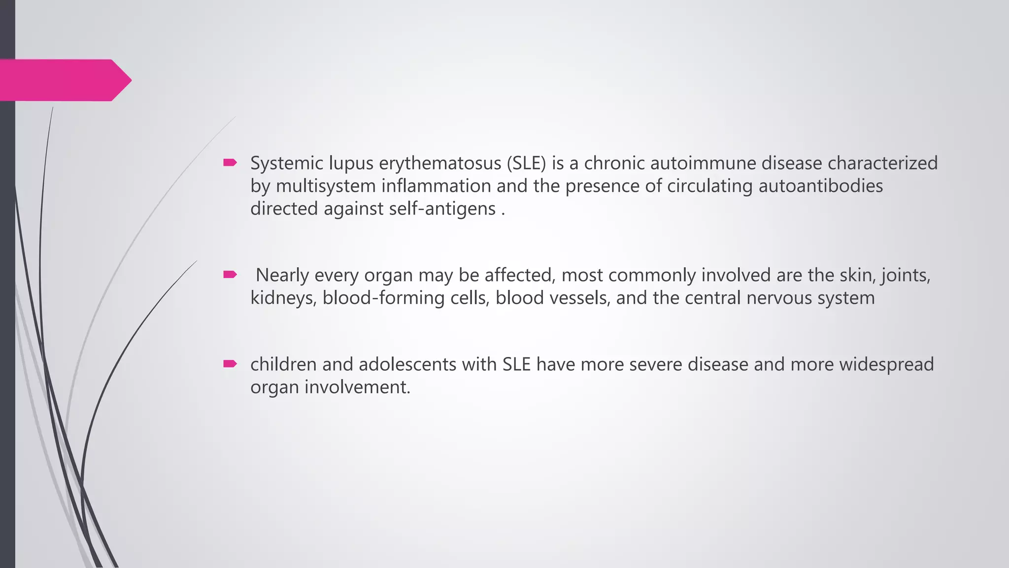 Systemic lupus erythematosis | PPTX