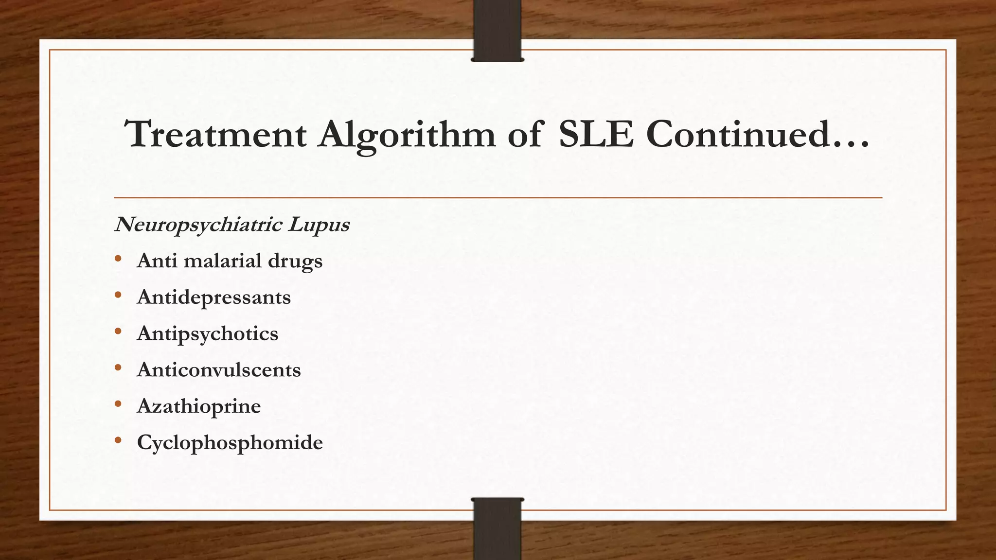 SYSTEMIC LUPUS ERYTHEMATOSUS | PPTX