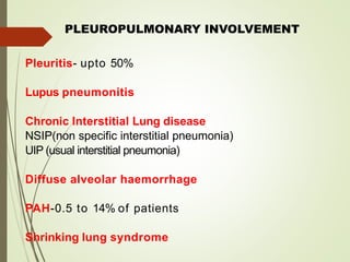 Systemic Lupus Erythematosis - SLE -Etiopathogenesis, Clinical features ...