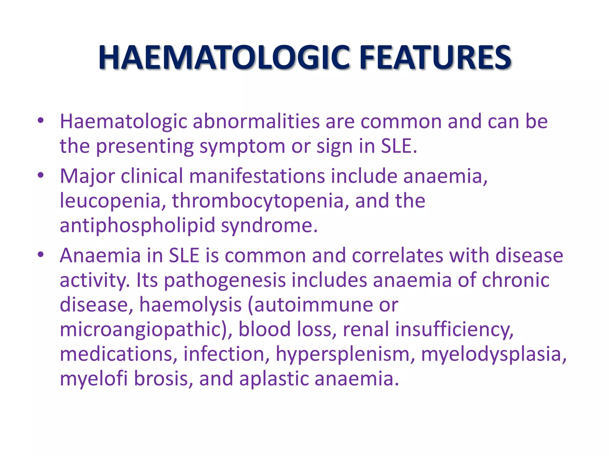 SYSTEMIC LUPUS ERYTHEMATOSUS (SLE | PPTX