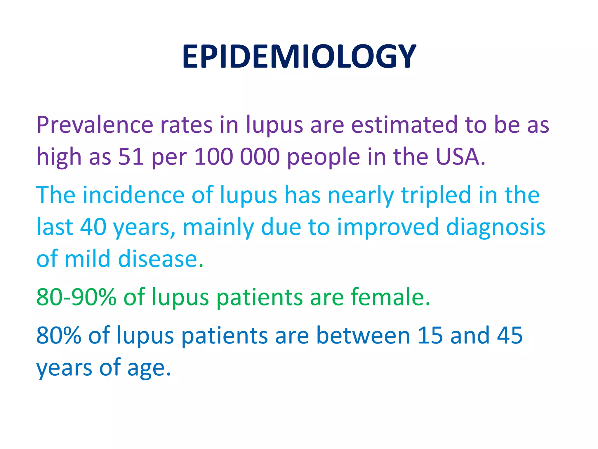 SYSTEMIC LUPUS ERYTHEMATOSUS (SLE | PPTX