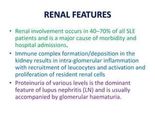 SYSTEMIC LUPUS ERYTHEMATOSUS (SLE | PPTX