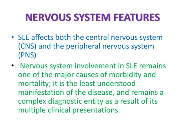 SYSTEMIC LUPUS ERYTHEMATOSUS (SLE | PPTX | Heart and Cardiovascular ...