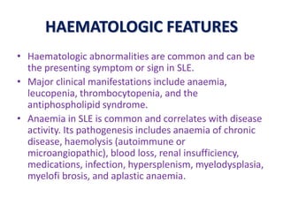 SYSTEMIC LUPUS ERYTHEMATOSUS (SLE | PPTX