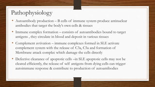 Systemic lupus erythematosus, an autoimmune disorder | PPT