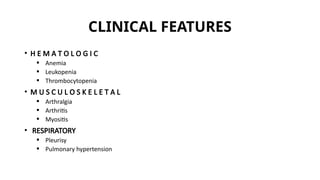 Systemic lupus erythematosus (SLE) & its Management | PPTX