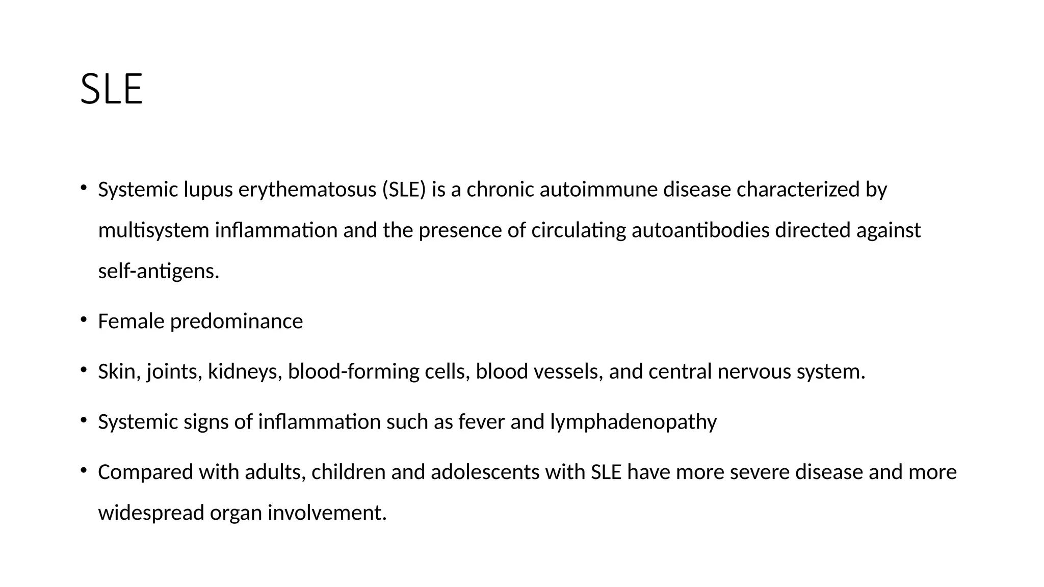 Systemic lupus erythematosus (SLE).pptx