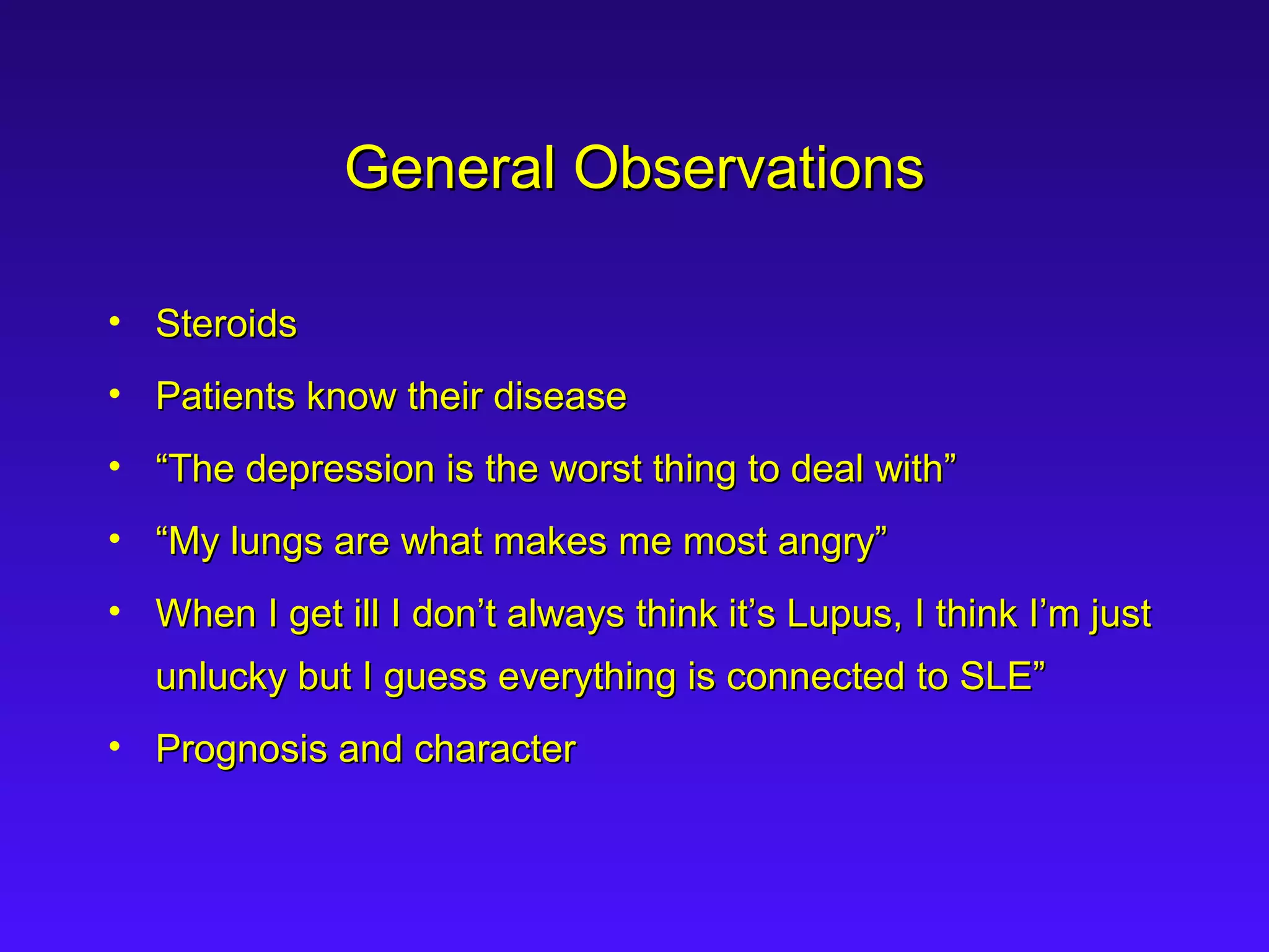 SLE: Case Presentation | PPT