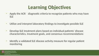 Systemic lupus erythematosus (SLE)/ Rheumatology | PPTX