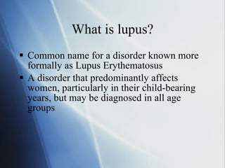 How do we diagnose lupus? | PPT