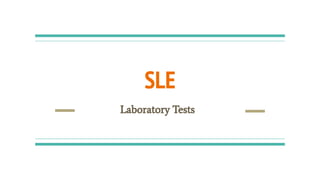 Systemic Lupus Erythematosus - Lab Tests.pdf