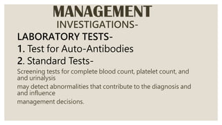 SLE- SYSTEMIC LUPUS ERYTHEMATOUS...pptx. | PPTX