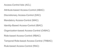 Rule-Based Access-Control Evaluation through Model-Transformation | PPTX | Computer Software and ...