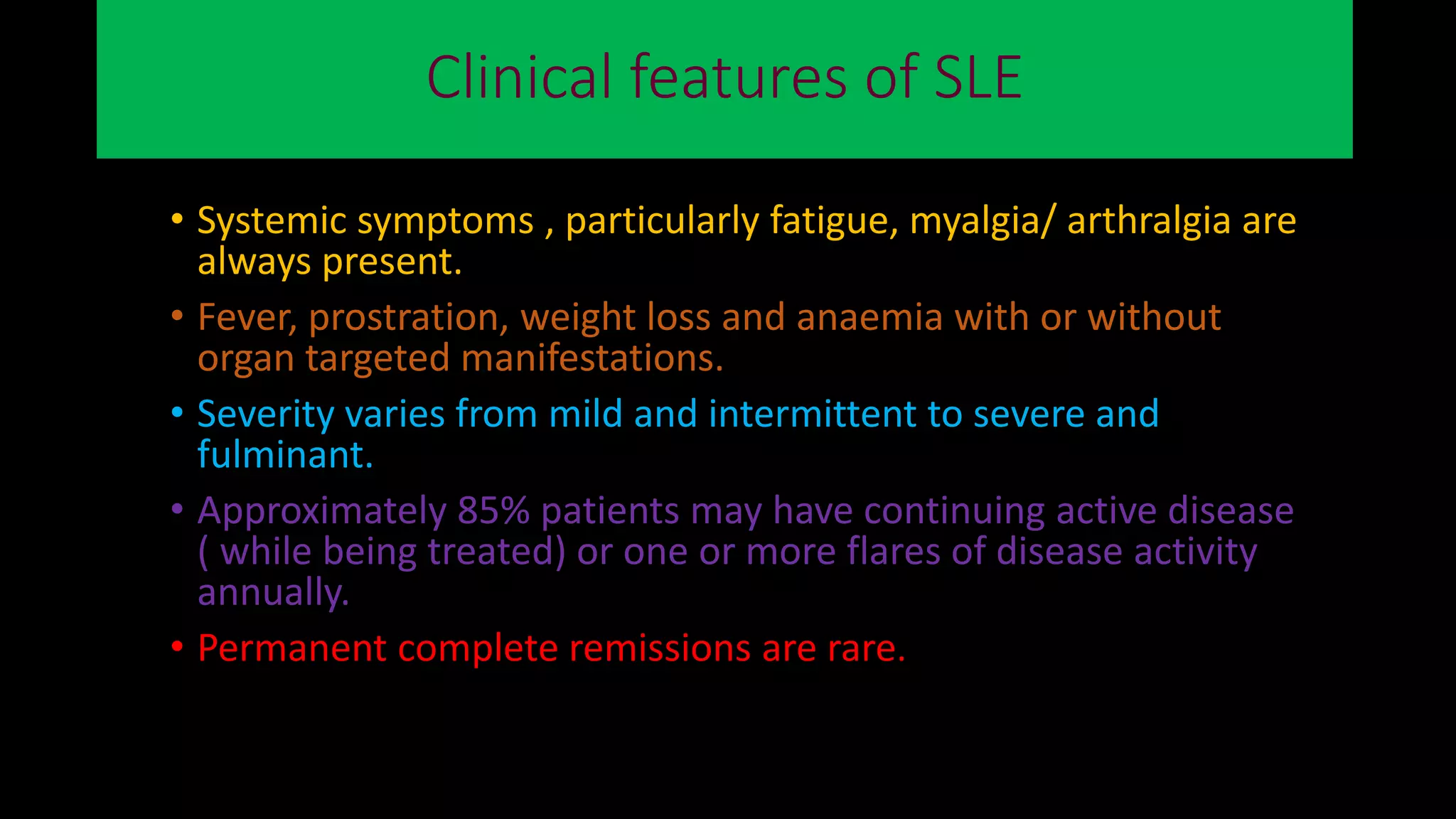 SLE and its Associated Disorders | PPTX