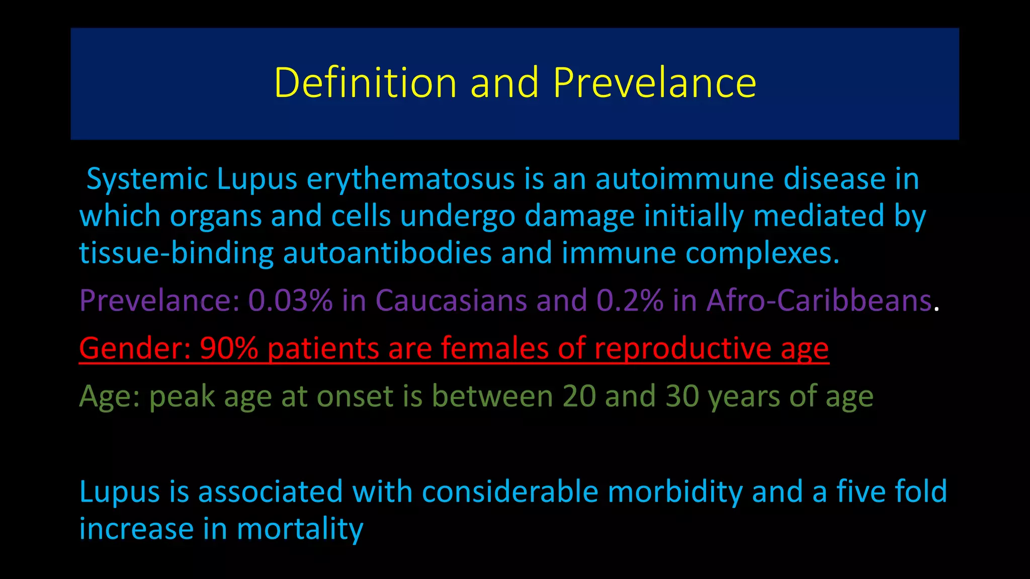 SLE and its Associated Disorders | PPTX