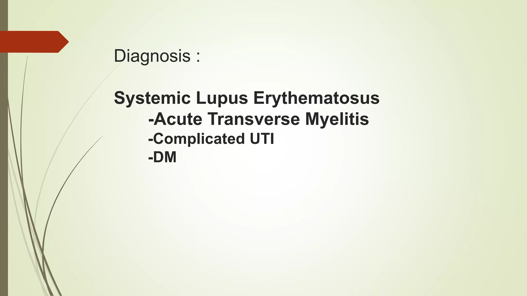a case presentation of SLE | PPTX