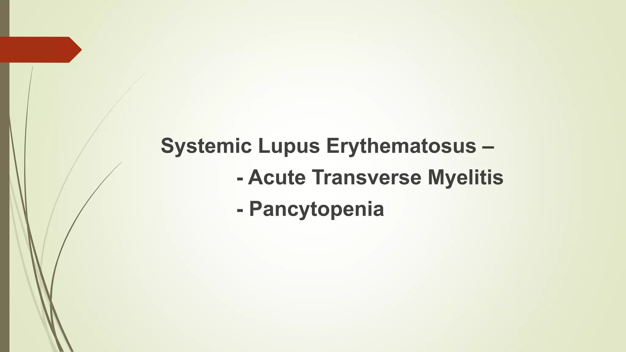 a case presentation of SLE | PPTX