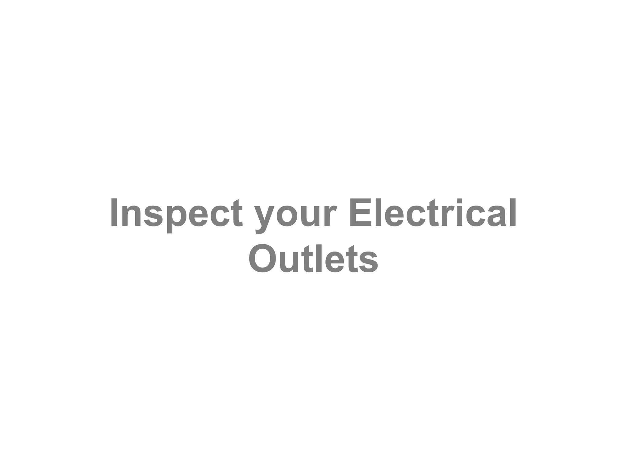 Sleek Electrical Socket - Electrical Outlet Safety Tips | PPTX