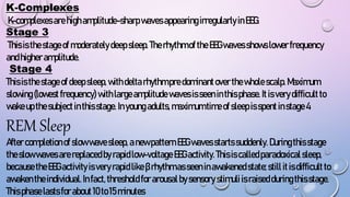 presentation on Sleep patterns of humans and their eeg pattern | PPTX