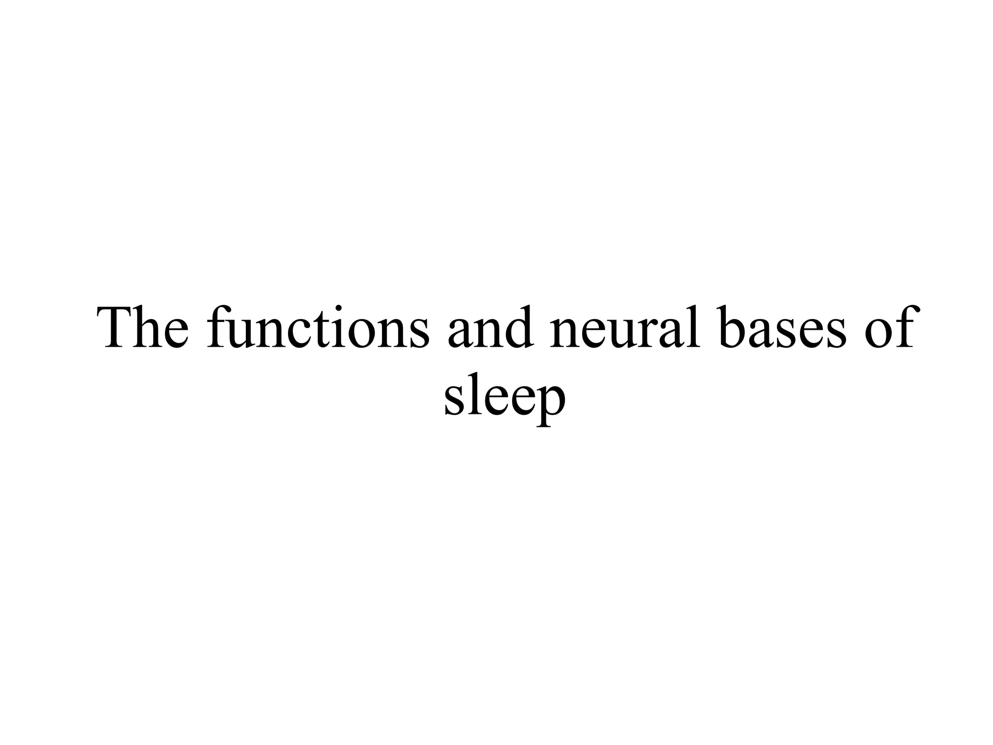 Circadian Rhythms: Sleep-waking cycle | PPT