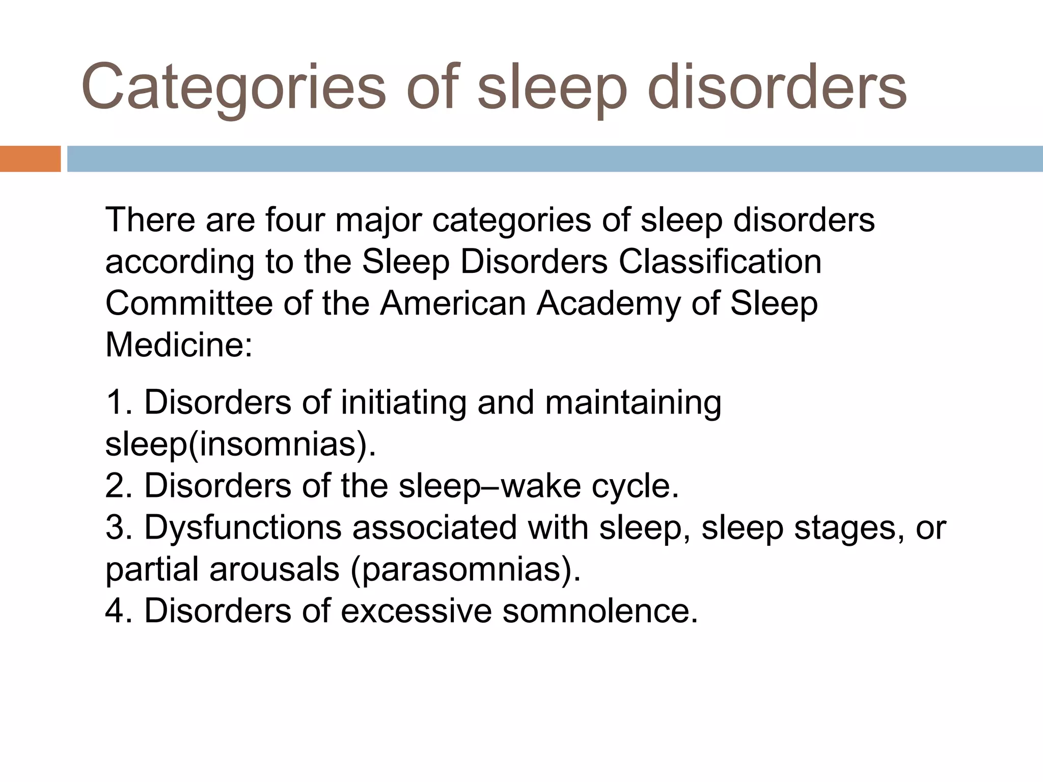 Sleep disorders | PPT