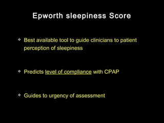 Sleep Study Interpretation | PPT