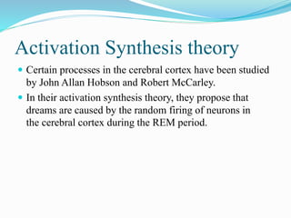 Sleep and dream | PPTX