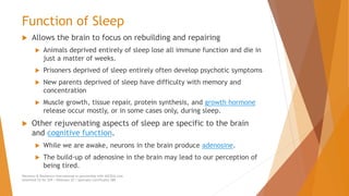 Sleep Interventions in the Journey to Recovery | PPT