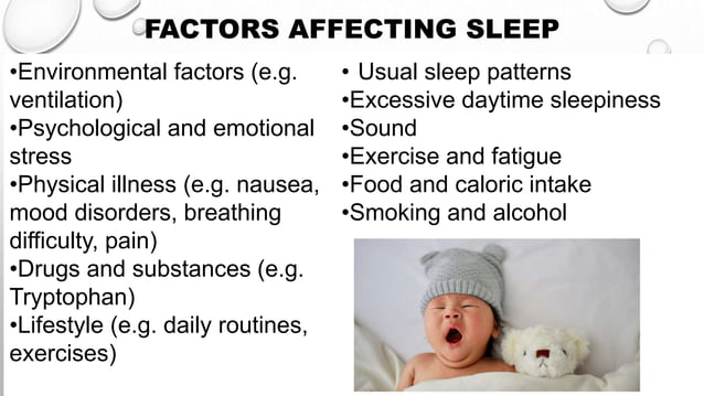 Sleep pattern and its disturbances | PPTX | Sleep Disorders | Diseases ...