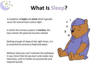 Sleep | PPTX