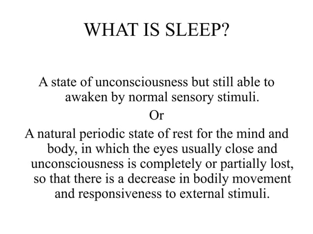 Sleep for children | PPTX