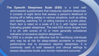 sleep pattern and its disorders with standard classification.ppt