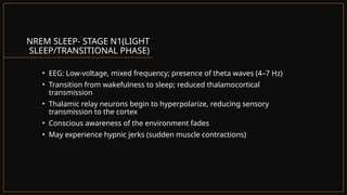 SLEEP - Understanding sleep and realms of sleep | PPTX
