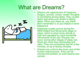 Sleep And Dreaming | PPT