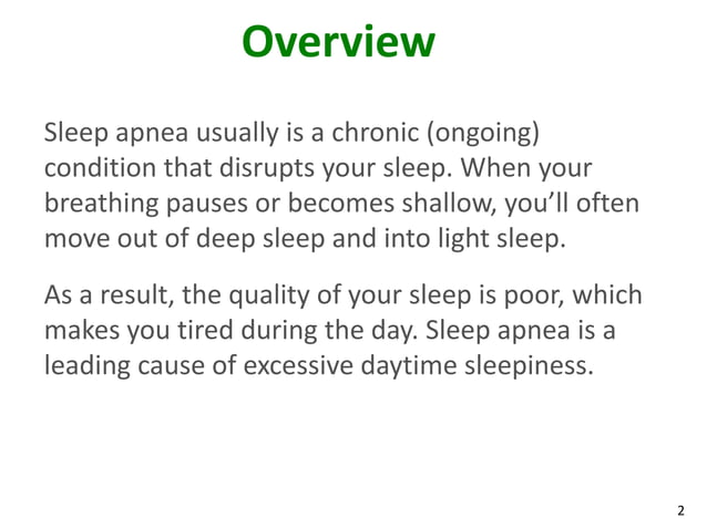 Sleep Apnea | PPT
