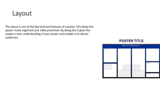 Technical features of a poster | PPTX