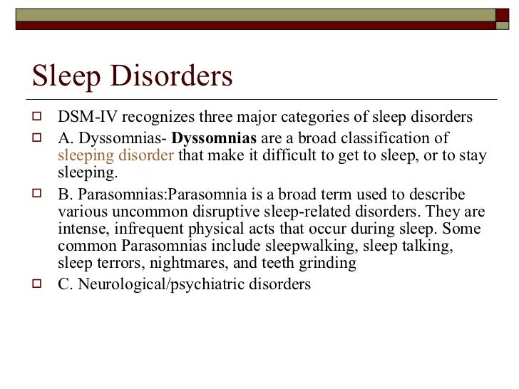 Sleep Disorders