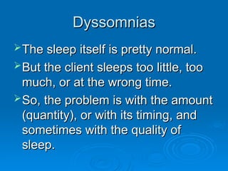 Sleep-Disorders , symptoms , management.ppt