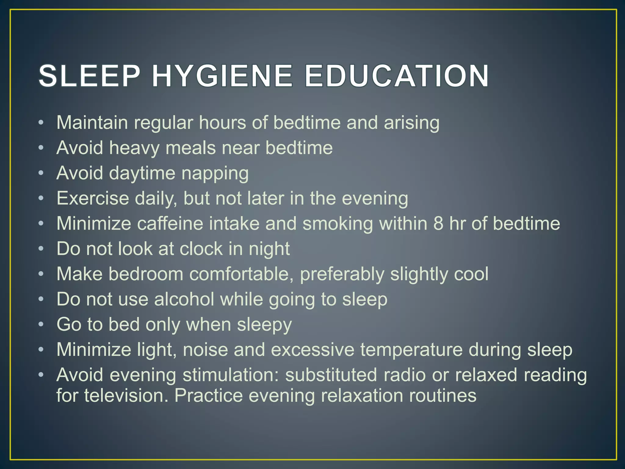 Sleep wake disorders | PPTX