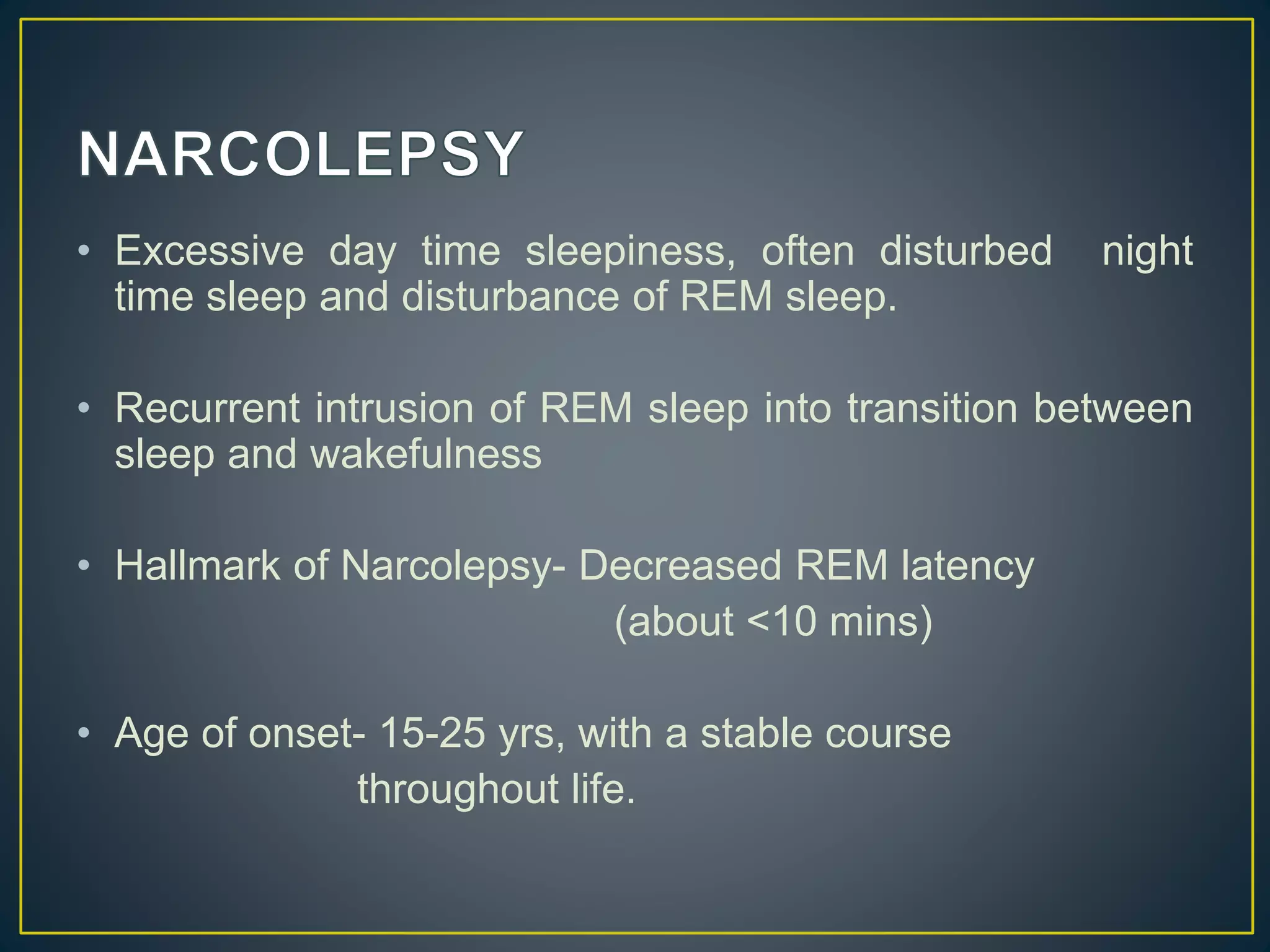 Sleep wake disorders | PPTX